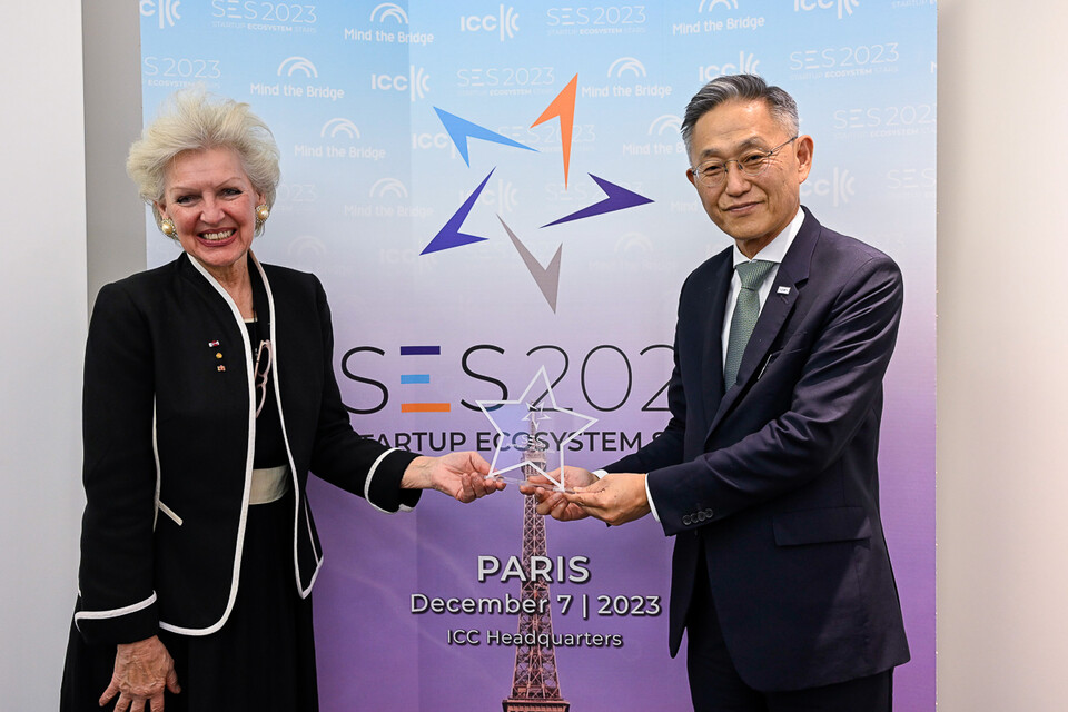 GDIN, 국제상공회의소 ‘2023 스타트업 에코시스템 스타스’ 최초 수상